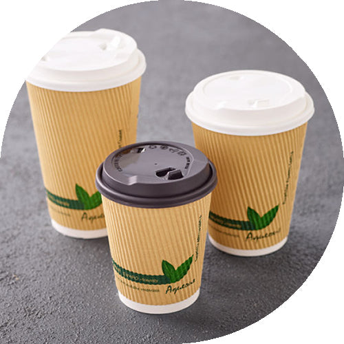 Aqueous Coated Compostable Ripple Cups – Dispo International