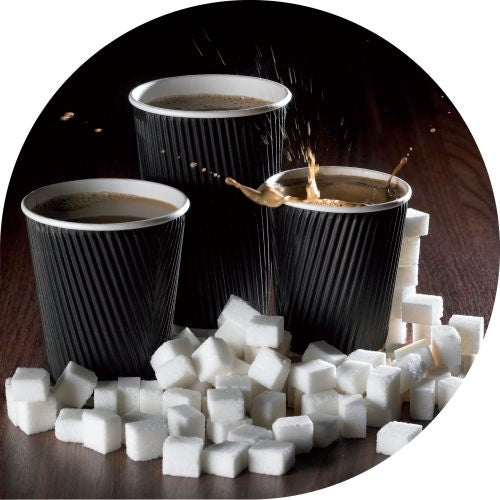 Black Ripple Hot Drink Paper Cups – Dispo International