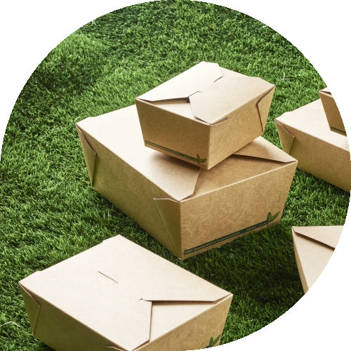 Brown Kraft Takeaway Food Cartons – Dispo International