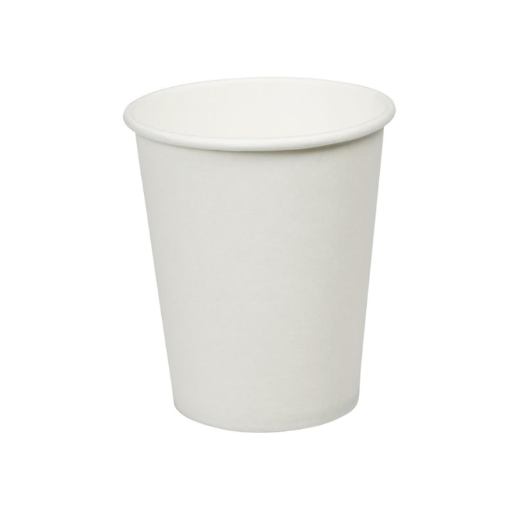 7oz Plain White Hot Drink Cup – Dispo International