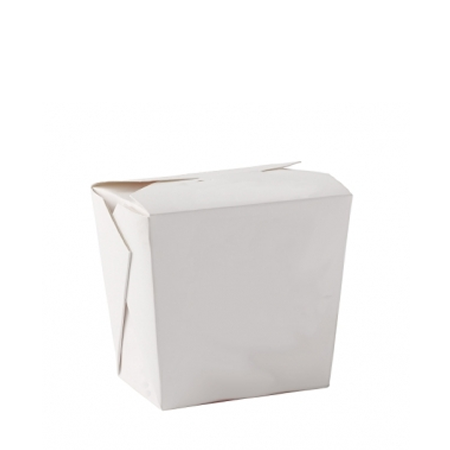 16oz White Square Food Pail – Dispo International