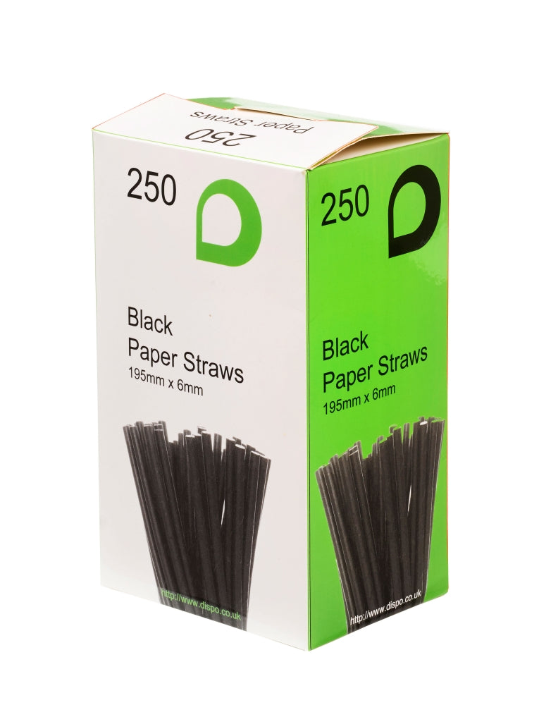 Black Paper Straw – Dispo International