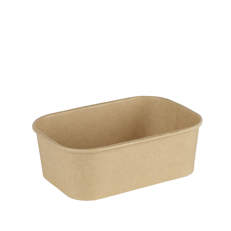 750ml Rectangular Kraft Deli Bowls – Dispo International